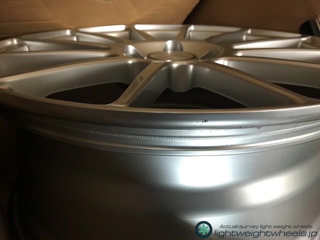 ENKEI Performance Line PF03 17inch 7J offset+50mm PCD112mm-5H重量計測結果 ...