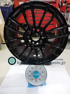 SPOON CR93 17インチ 9.5J offset+63mm PCD114.3mm-5H 重量計測結果 | 実測軽量ホイールズ