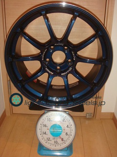 YOKOHAMA ADVAN Racing RZ-F2 18inch 8.5J offset+44mm PCD112mm-5H 重量計測結果 ...